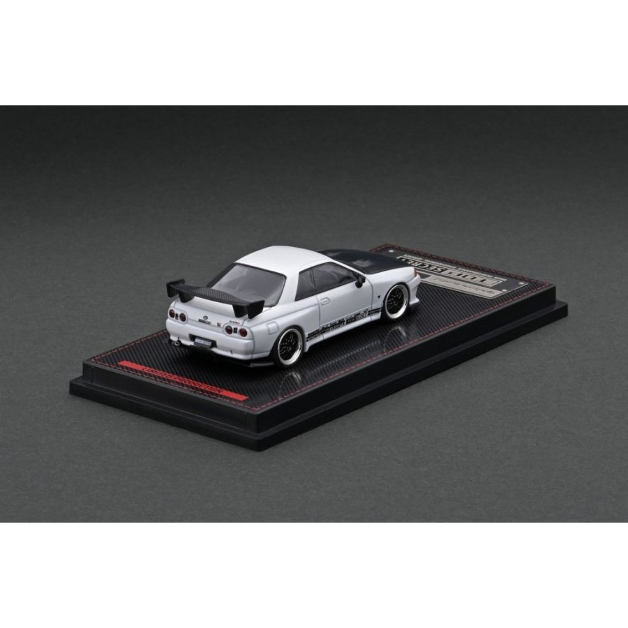 ignition model 1/64 TOP SECRET GT-R (VR32) Matte Pearl White - AXELLWORKS HOBBYTOWN