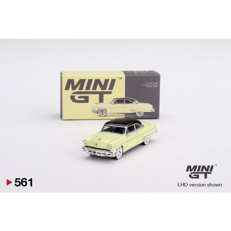 MINI GT 1/64 Lincoln Capri 1954 Premier Yellow (LHD) - AXELLWORKS HOBBYTOWN