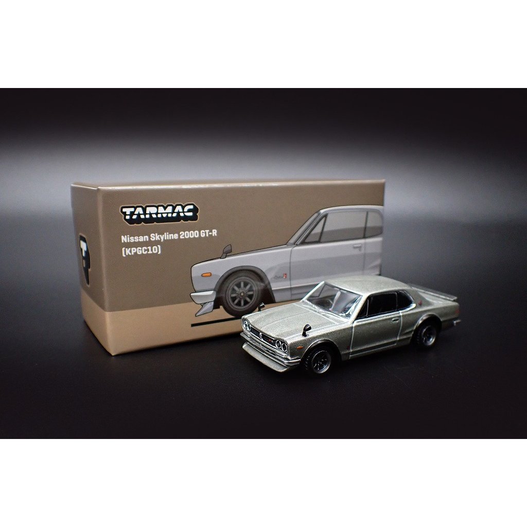 Tarmac Works 1/64 Nissan Skyline 2000 GT-R (KPGC10) Silver - AXELLWORKS HOBBYTOWN