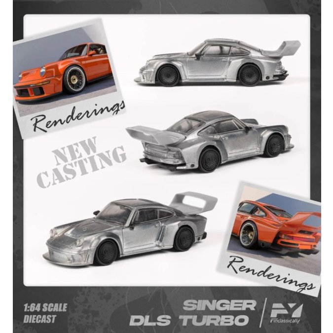 Finclassically 1/64 Singer DLS Turbo Orange - AXELLWORKS HOBBYTOWN