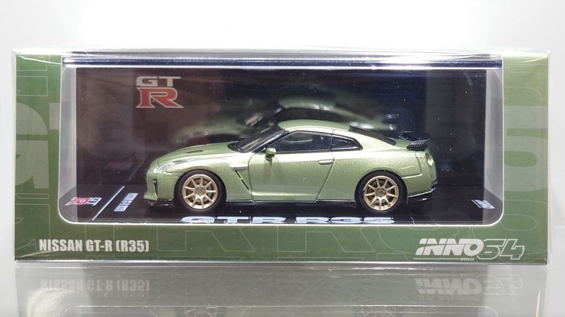 INNO Models 1/64 Nissan GT-R (R35) Millennium Jade - AXELLWORKS HOBBYTOWN