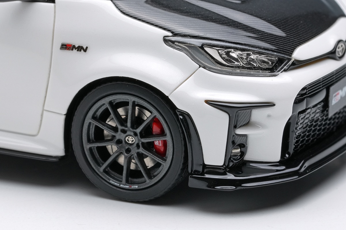 EIDOLON 1/43 Toyota GRMN Yaris Circuit Package 2022 Platinum White Pearl Mica - AXELLWORKS HOBBYTOWN