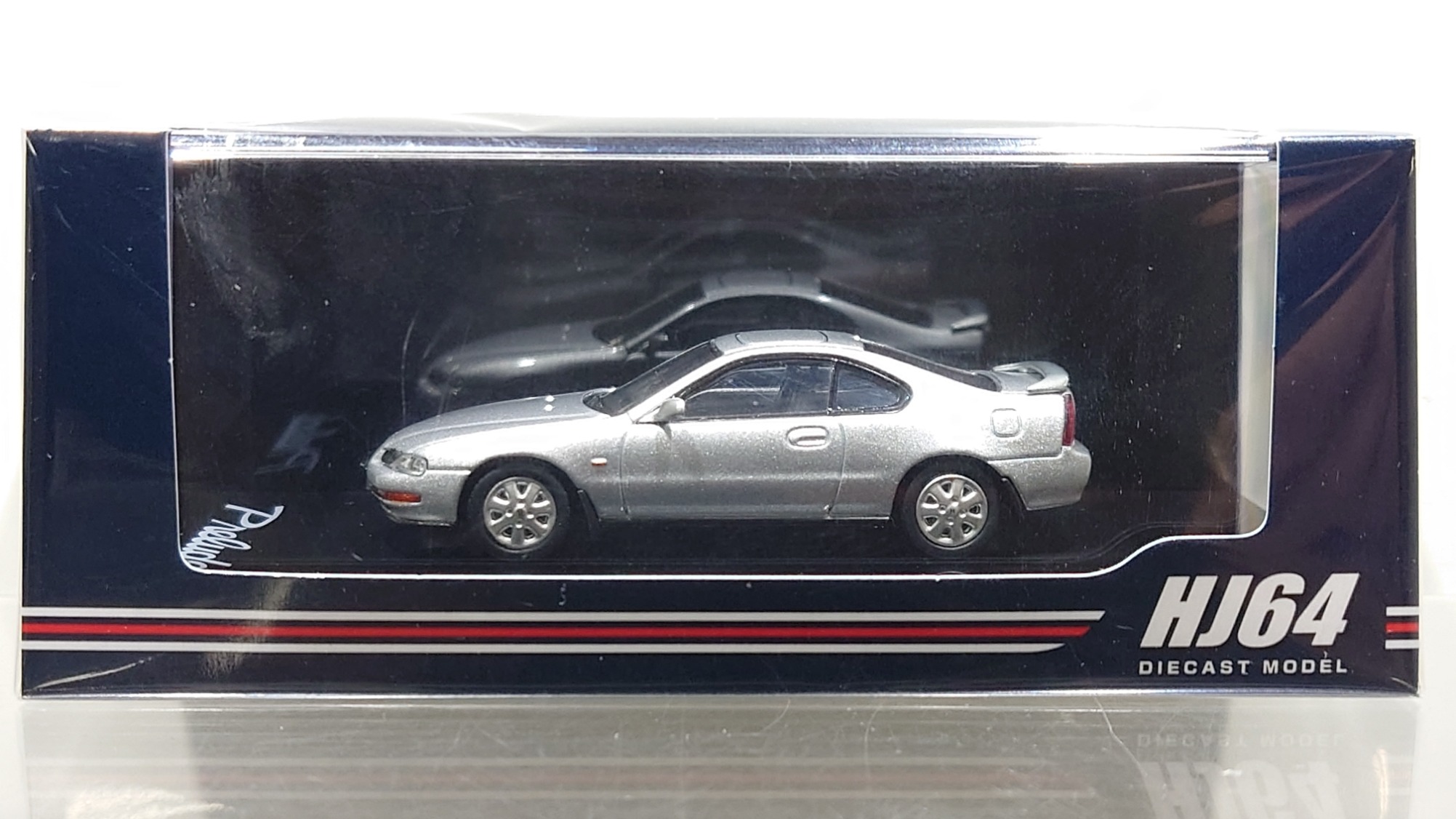 Hobby JAPAN 1/64 Honda Prelude 2.2Si-VTEC (BB4) 前期型 Sebring Silver Metallic - AXELLWORKS HOBBYTOWN