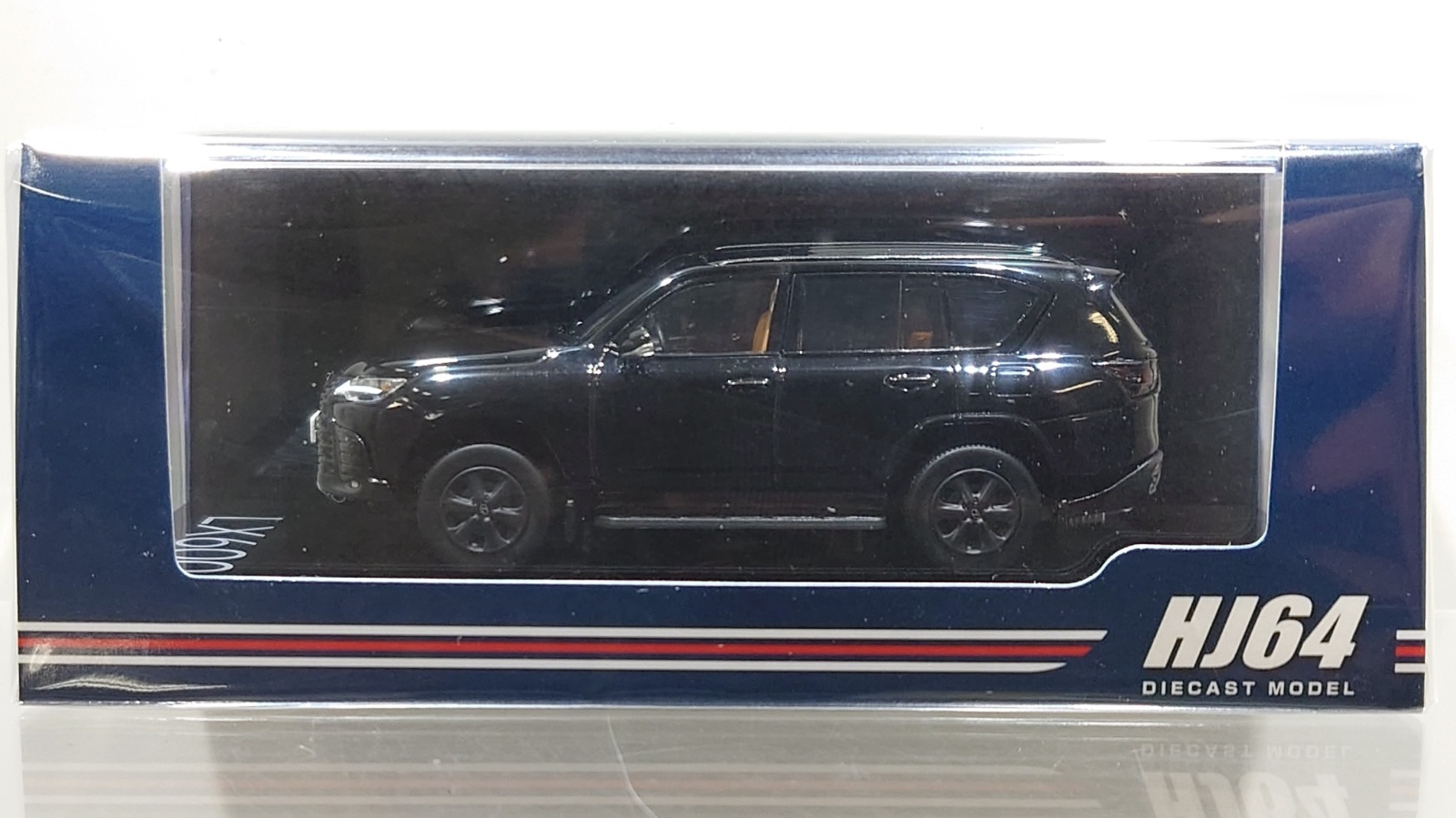 Hobby Japan 1/64 Lexus LX600 Off-Road Graphite Black/Hazel Interior ...